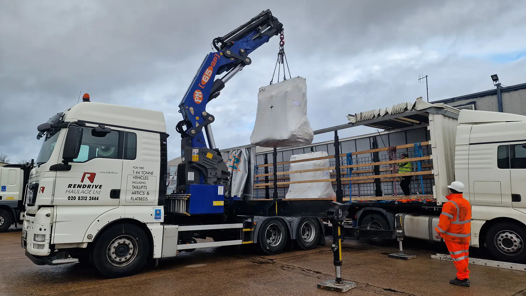 Rendrive Haulage Ltd – About Us | Kent & London Hiab & Logistics Experts